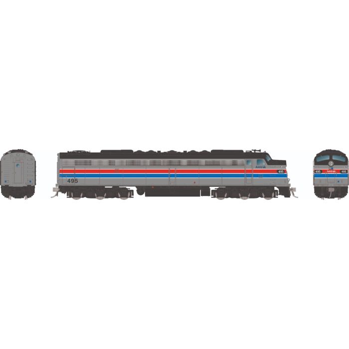 Rapido HO Amtrak Phase II 495 EMD HEP E8 DC/Silent - 028303 – Midwest ...