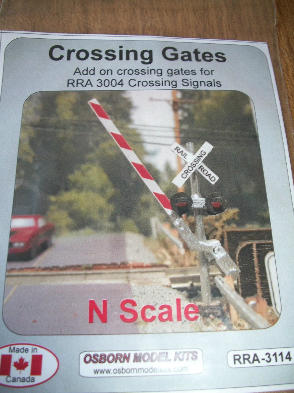 Osborn Models N Scale Crossing Gate Add On 3114 – Midwest Hobbies