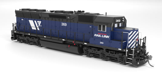 Broadway Limited HO SD45 Montana Rail Link 369 Blue w/ "W" logo (2000-2015) No-Sound / DCC-Ready ...