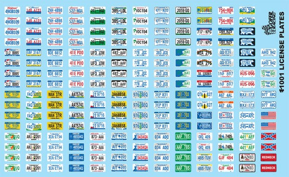 Gofer Racing Decals License Plates Decal – Midwest Hobbies