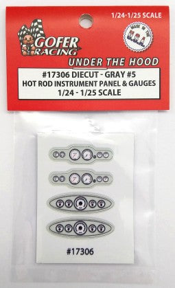 Gofer Racing Decals Instrument Panel Hot Rod Gray #5 – Midwest Hobbies