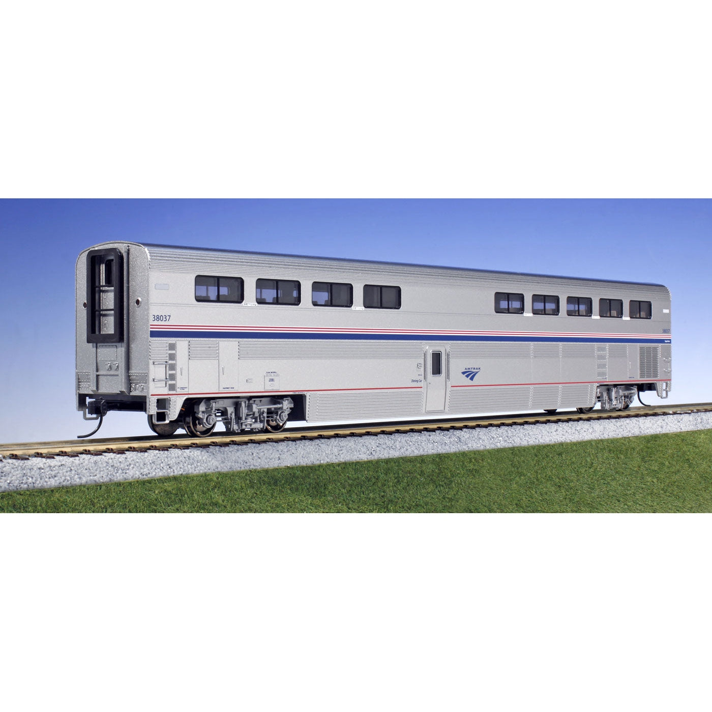 Kato HO Amtral PhVI Superliner I Diner #38028 – Midwest Hobbies
