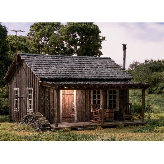 Woodland Scenics HO B/U Rustic Cabin – Midwest Hobbies